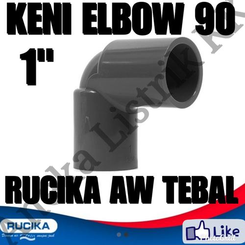 Jual RUCIKA SAMBUNGAN KENI 1" KNEE 1INCH KNIE 1 INCH ELBOW 90 TEBAL AW ...