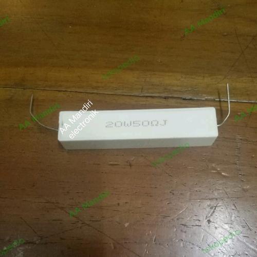 Jual resistor 50 ohm 20W putih - Jakarta Barat - AA Mandiri | Tokopedia