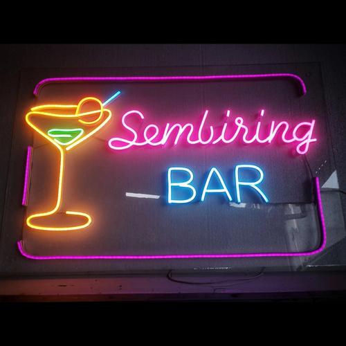 Jual Lampu LED Neon Text tulisan Sembiring BAR dan logo pesanan kak ...