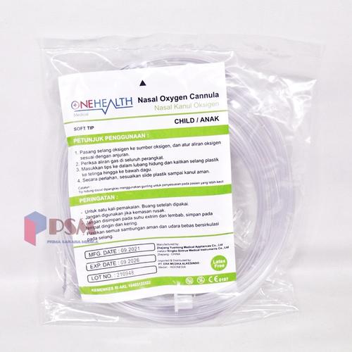 Jual Nasal Oxygen Cannula Child / Selang Kanul Oksigen Anak / Nasal O2 ...