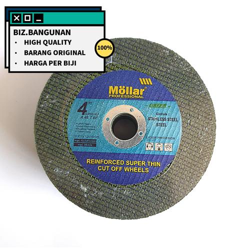 Jual BATU GERINDA POTONG MOLLAR 4 INCH - CUTTING WHEEL STAINLESS STEEL ...