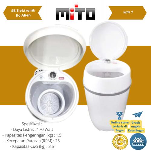 Jual MITO Mesin Cuci Mini Travel - WM1 - Kota Bogor - T.W Shop | Tokopedia