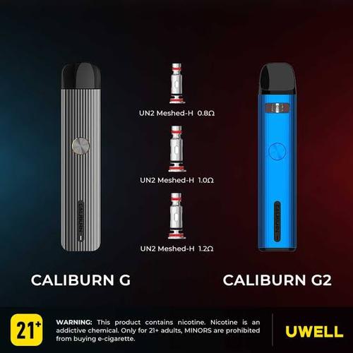 Jual UWELL CALIBURN G2 POD KIT SYSTEM 750MAH WITH VIBRATION /unit ...