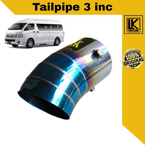 Jual muffler cutter variasi tailpipe knalpot Hiace Hilux - Biru - Kab ...