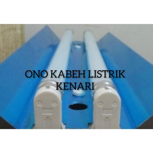 Jual KAP Lampu TL mirror reflector TKO 2x36 watt 120cm set lampu ...