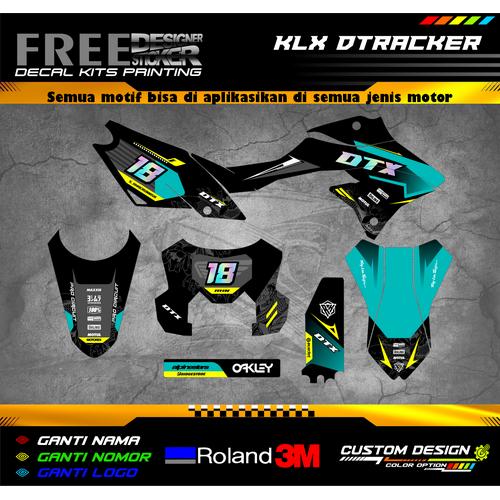 Jual DECAL KLX DTRACKER NEW FULL BODY DESAIN BEBAS 0012 - Kab. Garut ...