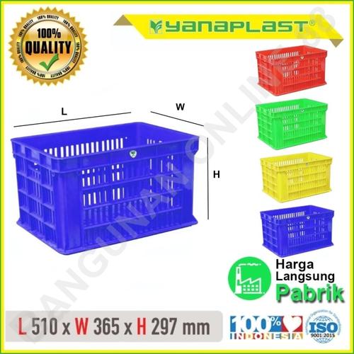 Jual Keranjang Container Industri Keranjang Bobin Yanaplast - Merah ...