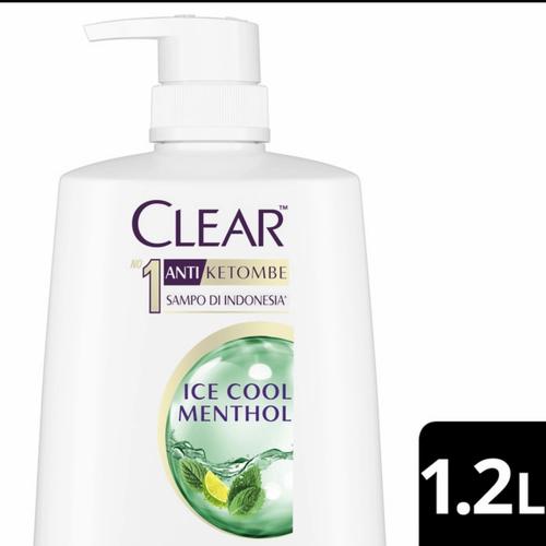 Jual clear shampoo ice cool menthol 1200ml - ic cool menthol - Jakarta ...