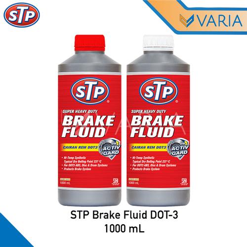 Jual STP Brake Fluid DOT-3 1000 ml 1 L ActivGard Minyak Oli Rem Mobil ...