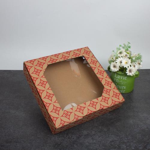 Jual kardus motif coklat batik box die cut dus spiku kotak kemasan ...