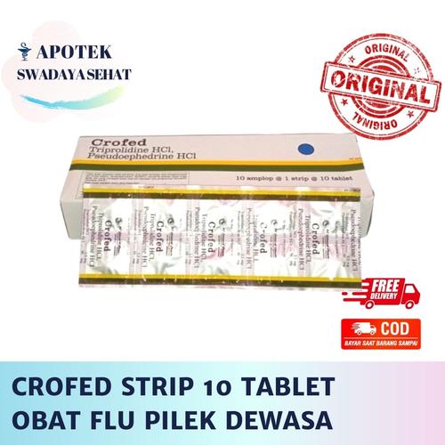 Jual Crofed strip 10 Tablet / Obat Flu Pilek Alergi Bersin Bersin ...
