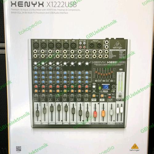 Jual Mixer Behringer Xenyx X1222USB Original X 1222 USB Audio Interface ...