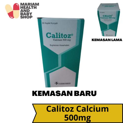 Jual Calos calcium 500mg kekurangan calsium,gangguan metabolisme - Kota ...