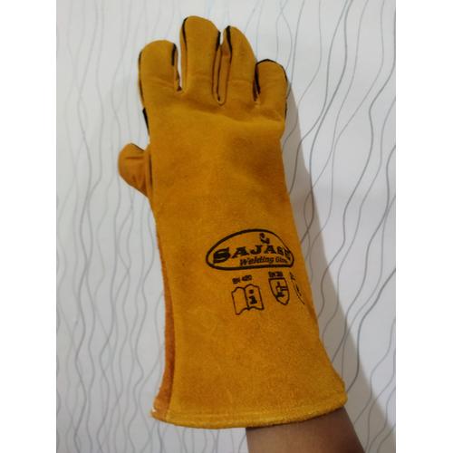 Promo Sarung Tangan Las Kulit Tebal SAJASE 16 Inch & 14 Inch Welding ...