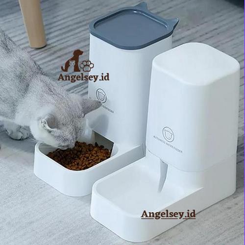 Promo Tempat Makan Anjing Kucing - Dispenser Minum Otomatis Hewan 1set ...