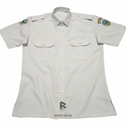Jual SERAGAM KEMEJA PDH DINAS PUTIH | BAJU PDH PNS | KEMEJA KERJA PRIA ...
