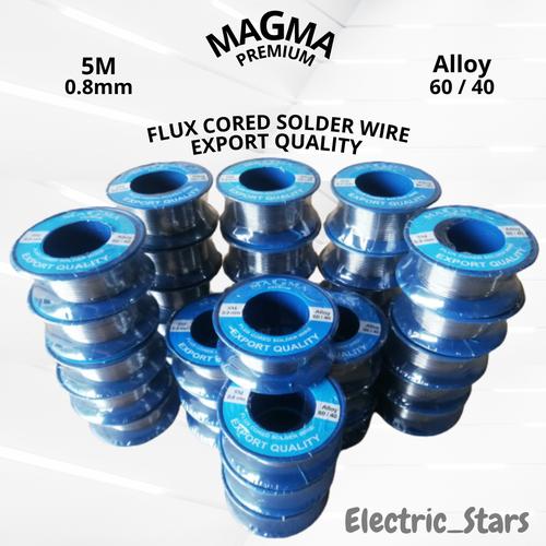Jual Timah Solder 5M 0.8mm Magma 1 Roll Solder Wire Alloy 60/40% - Kota ...