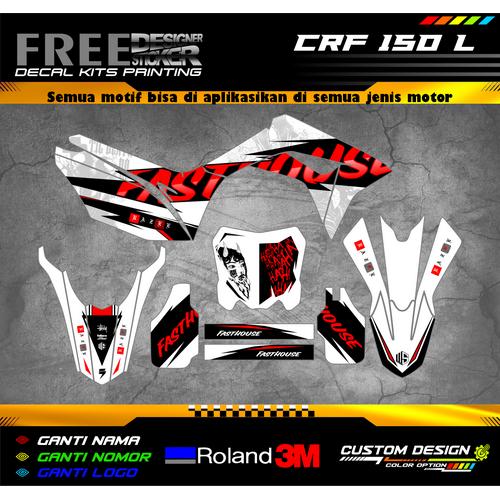 Jual Decal Crf 150L Full Body Fast House Design Custom - Kab. Garut ...