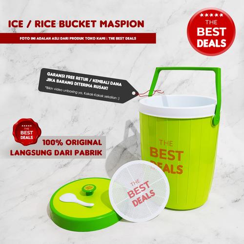 Jual Ice / Rice Bucket Termos Wadah Es / Nasi Maspion USA + Centong ...