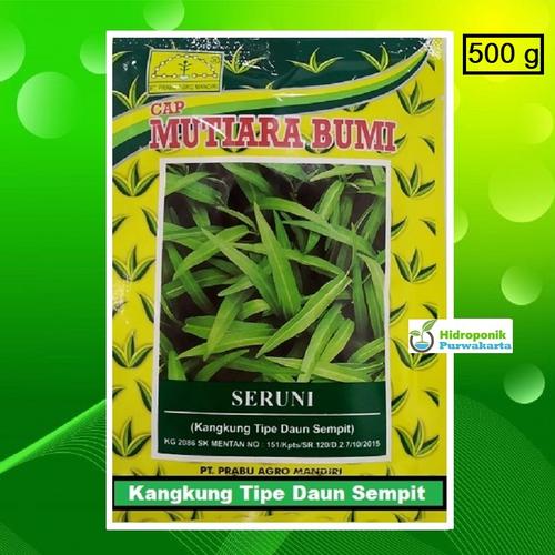 Jual Benih Kangkung Seruni Tipe Daun Sempit Isi 500 Gram Cap Mutiara ...