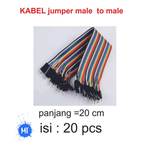 Jual Kabel Jumper Male - Male Breadboard Arduino Wire Bread Board Cable ...