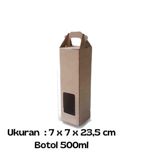 Jual Dus Botol Box Air Minum Kardus Parcel Hampers Gable Botol Air 500 ...