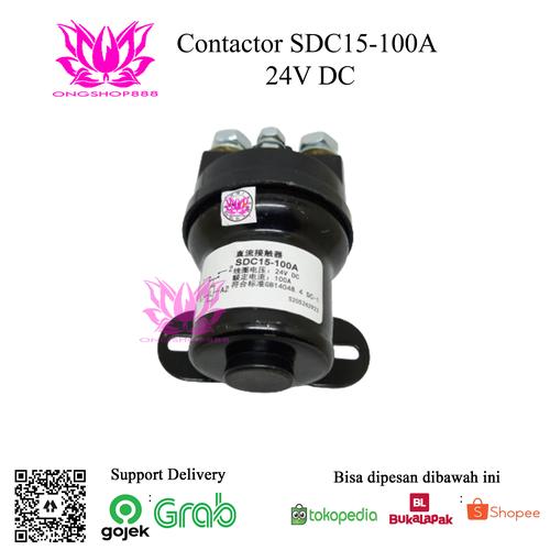 Jual Contactor SDC15-100A 24V DC Contactors Selenoid 1NO for Forklift ...