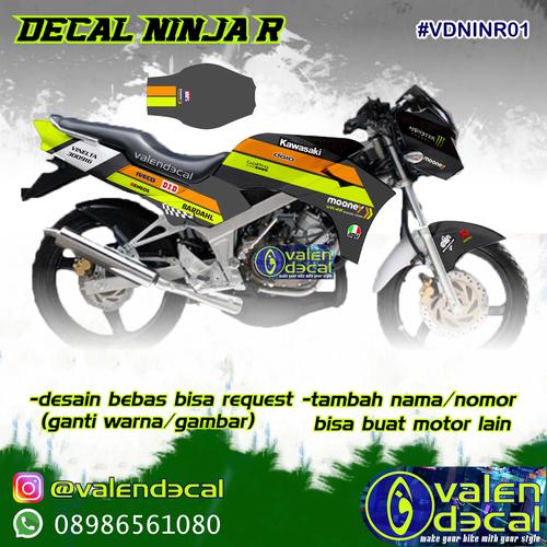 Jual Stiker Striping Decal Ninja R full body bisa request custom GRATIS ...