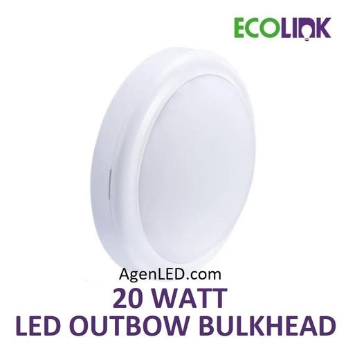 Jual ECOLINK Lampu Bulkhead 20W LED Putih 20 w Watt Panel BH007 OB ...
