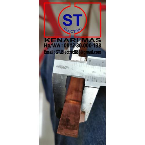 Jual Busbar Tembaga 3x15 Panjang 1Meter Tebal 3mm Lebar 15mm Rail ...