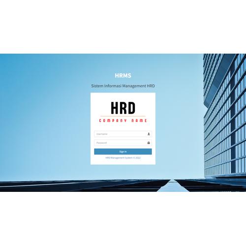 Jual Source Code Sistem Informasi HRD Management (HRMS) - Kab. Subang - Unlocked System ...