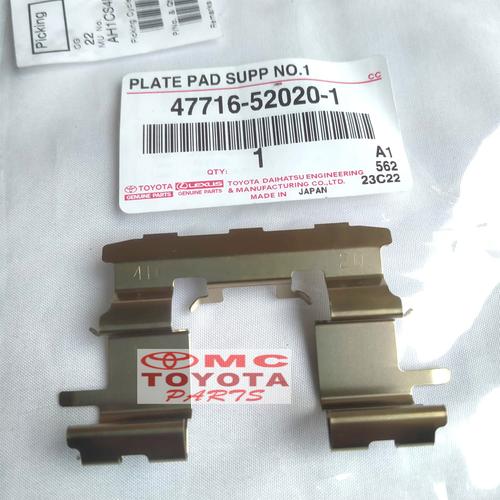 Jual Plat Pad Disc Brake Depan Toyota Vios 47716-52020-1 - Kota Depok ...