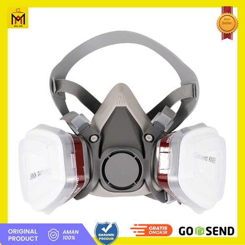 Promo Masker Gas Kimia Respirator Safety Laboratorium Sistem Penyaring ...