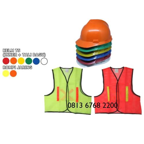 Jual Paket Helm Proyek TS + Rompi Jaring - Helm Putih, Rompi Orange ... Jual Paket Helm Proyek TS + Rompi Jaring - Helm Putih, Rompi Orange ...