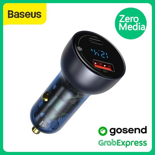 Jual BASEUS 65W CAR CHARGER MOBIL FAST CHARGING TYPE C PD+USB QUICK ...
