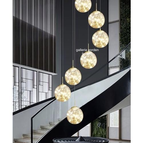 Jual lampu gantung void tangga led 8836 - 5lampu - Jakarta Utara ...