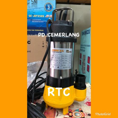 Jual pompa rendam air kotor submersible air kotor shinoll 250 watt ...