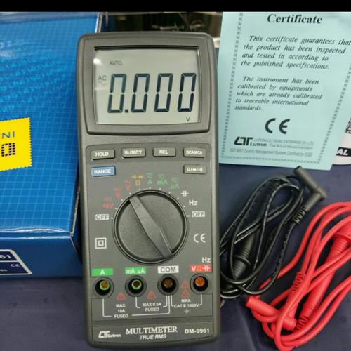 Jual LUTRON DM-9961 TRue RMS Digital Multimeter CAT III - Jakarta Barat ...