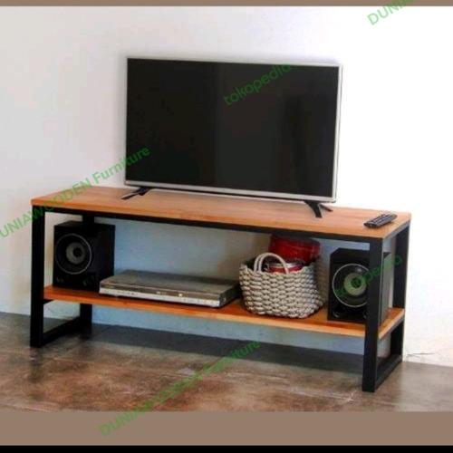 Jual rak meja tv besi minimalis 100×50×30cm - Jakarta Timur ...