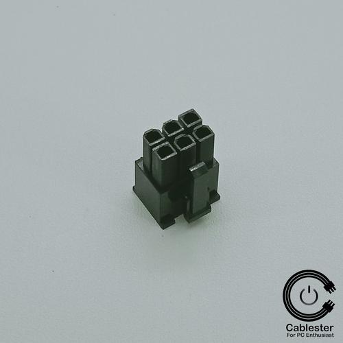 Jual Housing Connector PSU Power Supply 5557 Male 6 pin PCIE - Hitam ...