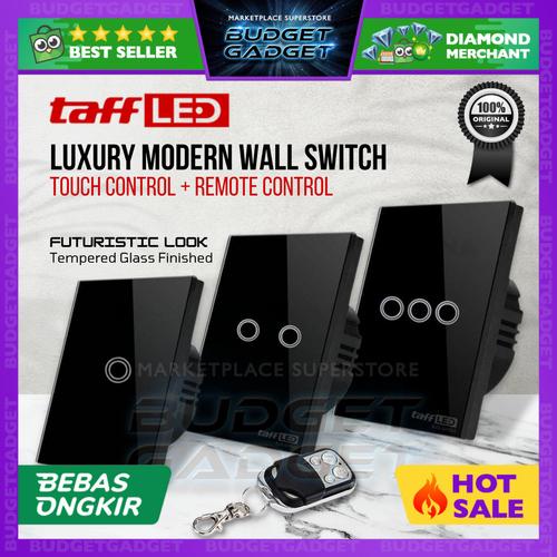 Jual Saklar Lampu Sentuh Luxury Touch TaffLED + Remote Switch - 2 ...