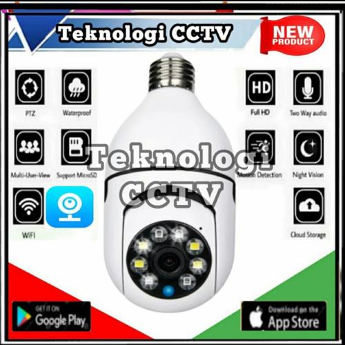 Promo CCTV IP Camera V380PRo Bohlam Wireless / Wifi - CCTV + MMC 32GB ...