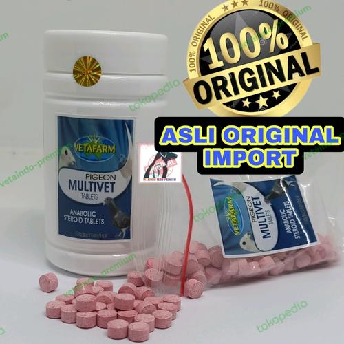 Jual MULTIVET VETAFARM VITAMIN BURUNG MERPATI BALAP JAMU DOPING OBAT - Jakarta Barat - vetaindo ...