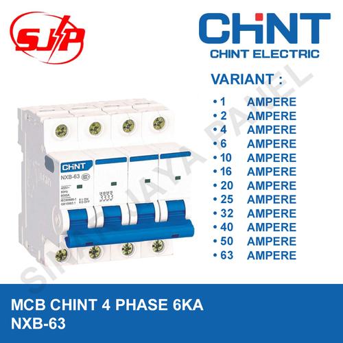 Jual MCB CHINT NXB-63 4P 6kA 1A 2A 4A 6A 10A 16A 20A 25A 32A 40A 50A 63A - 32A - Jakarta Pusat ...