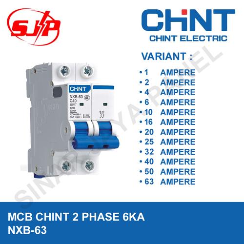 Jual MCB CHINT NXB-63 2P 6kA 1A 2A 4A 6A 10A 16A 20A 25A 32A 40A 50A 63A - 2A - Jakarta Pusat ...