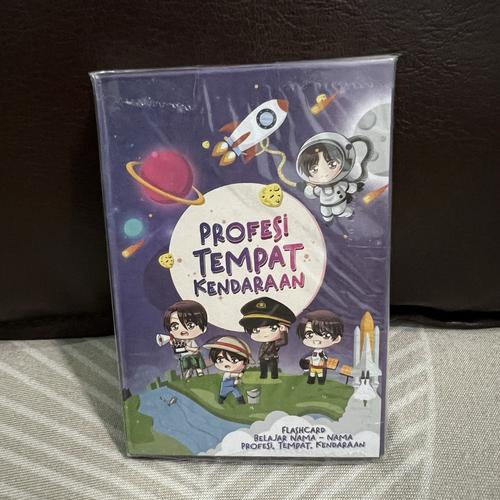 Jual FLASH CARD UNTUK ANAK BELAJAR PART 4 - Profesi Tempat - Kota Medan ...