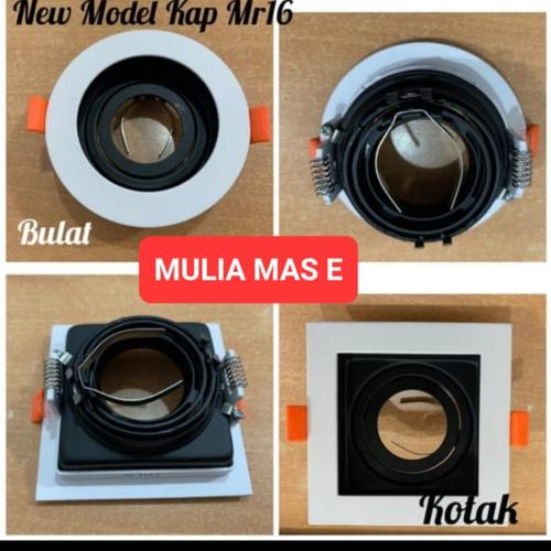 Jual Housing Kap Lampu Mr16 Halogen Downlight Spotlight Plafon Kotak/ Bulat - Bulat - Jakarta ...