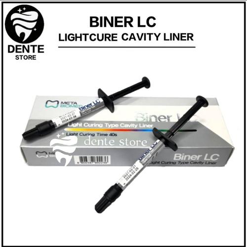 Jual CAVITY LINER LIGHT CURE BINER LC ( 2 gram / syringe) - BINER LC, 1 ...