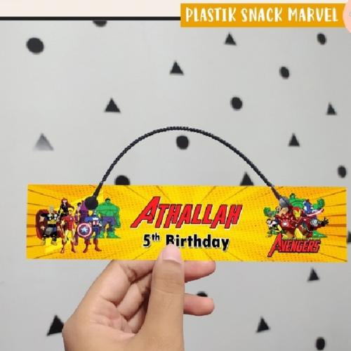 Jual Plastik Snack Ulang Tahun Tema Bisa Request (Tali+plastik+label ...