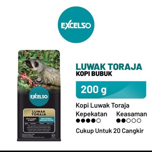 Jual EXCELSO LUWAK TORAJA - BUBUK KOPI 200 GR - Jakarta Barat - YOPORA ...